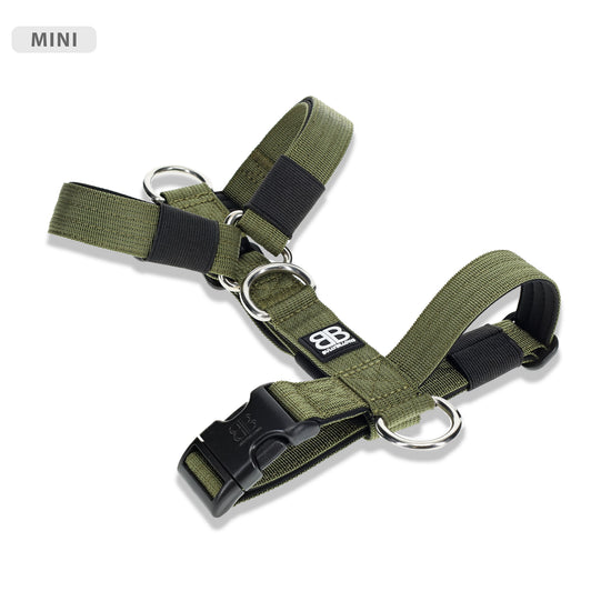 Mini TRI-Harness® | No Pull & Adjustable - Bubblegum v2.0 — BullyBillows