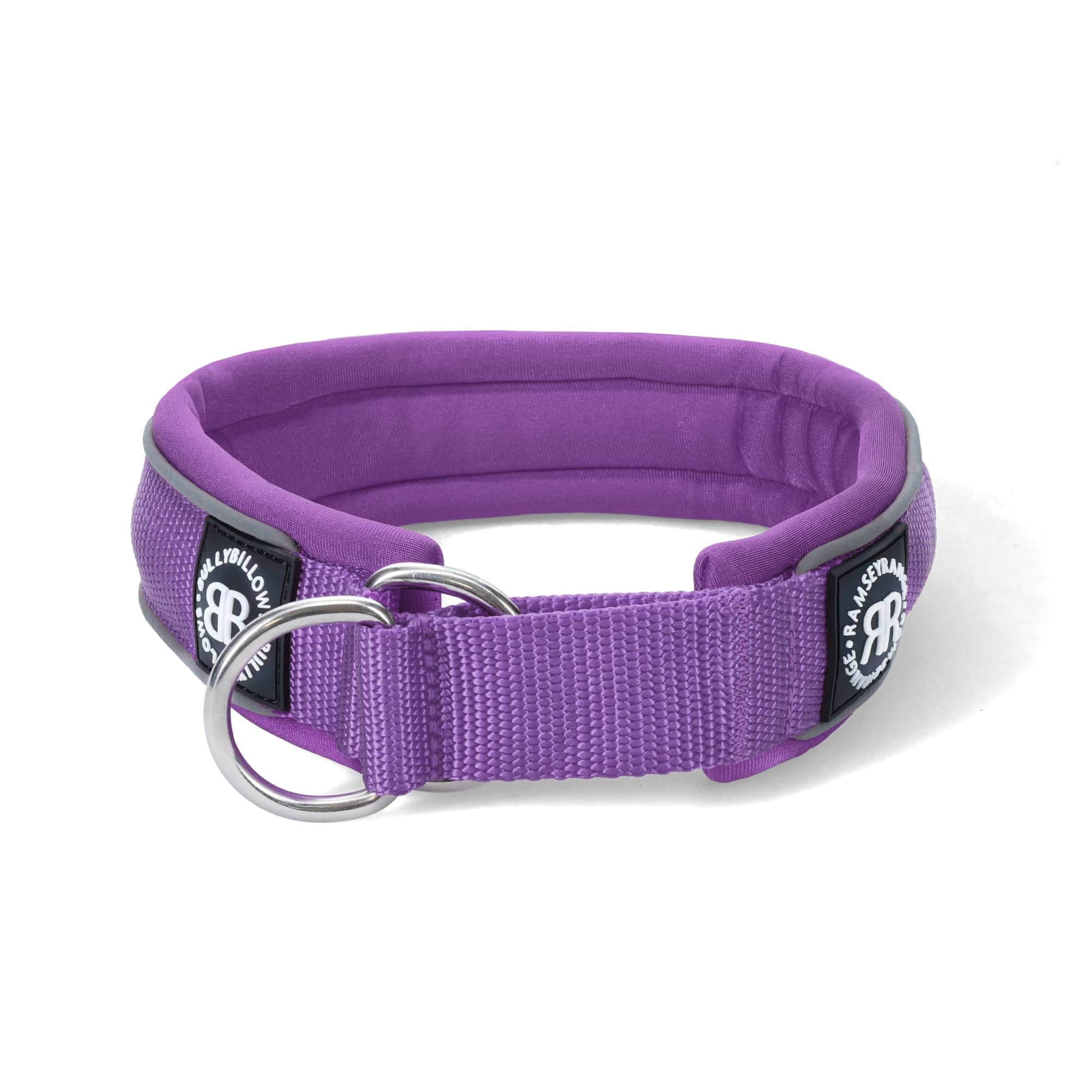 4cm RR Collar | Soft Padded & Reflective | Series 2 - Purple — BullyBillows